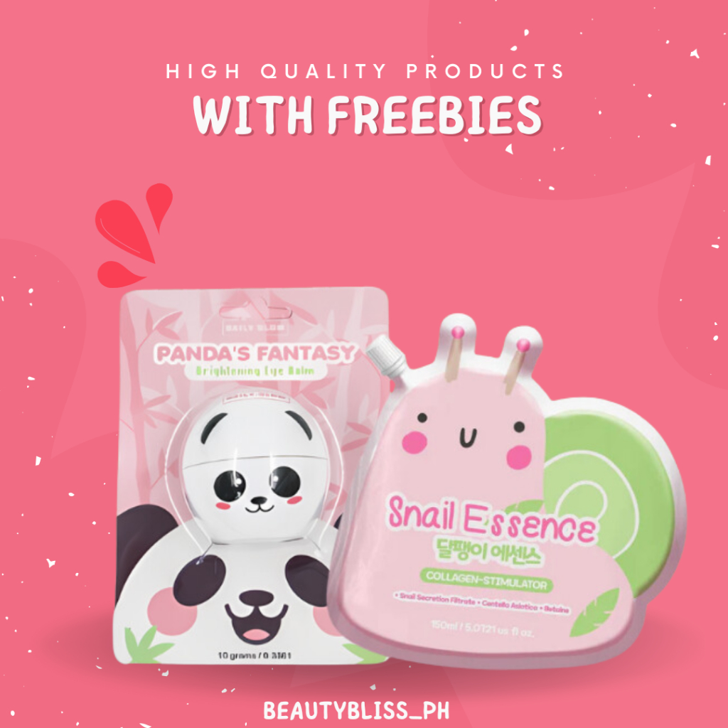 THE DAILY GLOW PANDA EYE BALM and SNAIL ESSENCE COLLAGEN - WITH ...