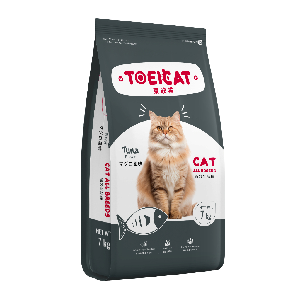 Toei Cat Dry food - All Stages (Tuna) ORIGINAL PACKAGING 7kg | Shopee Philippines