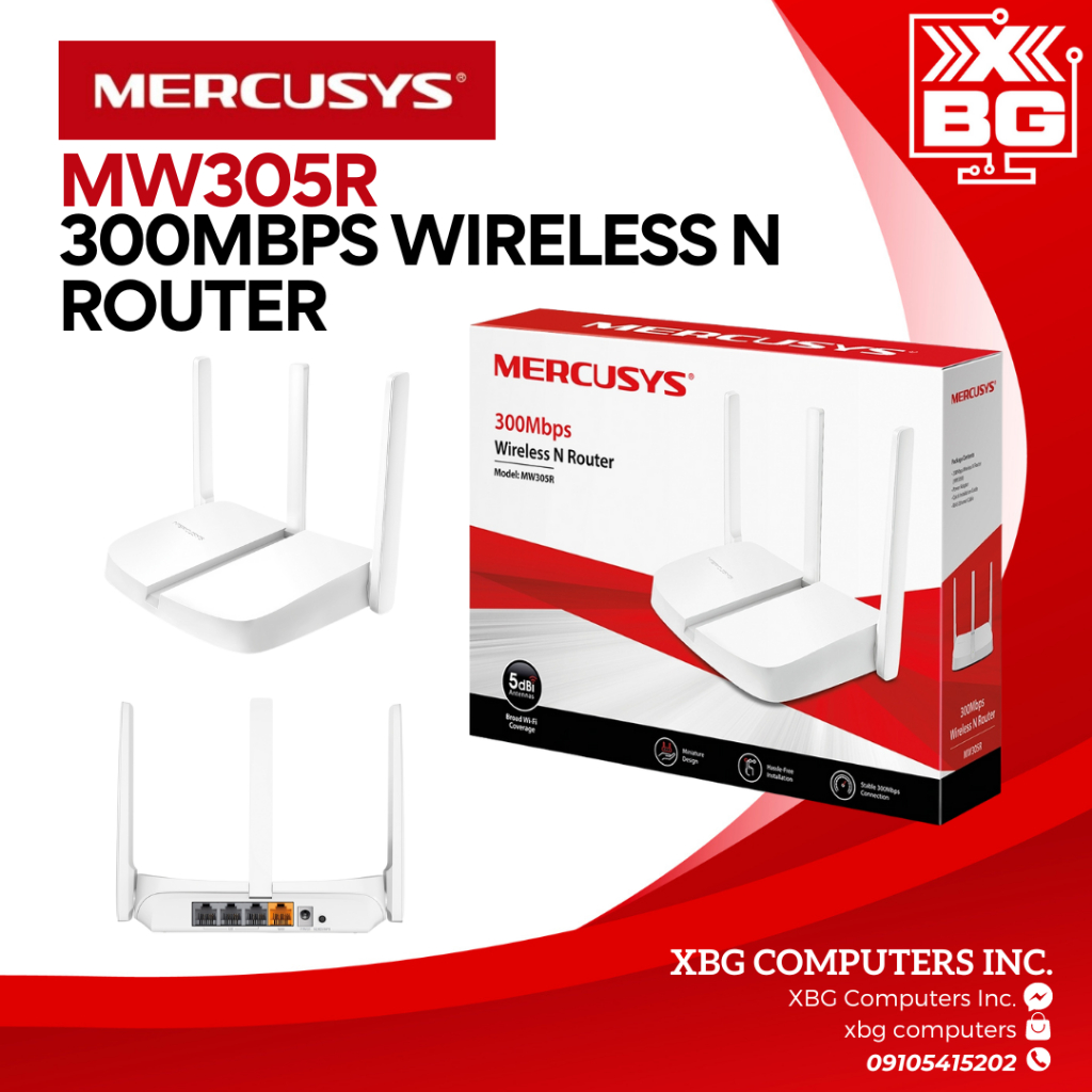 MERCUSYS MW305R 300Mbps Wireless N Router | Shopee Philippines