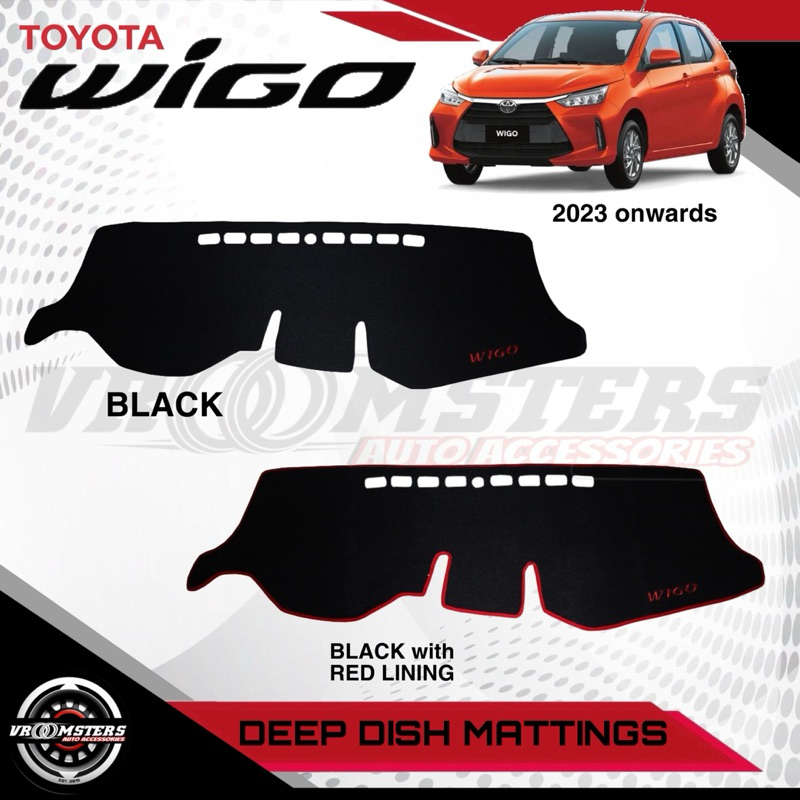 Toyota Wigo 2014-2025 Dashboard Cover #Vroomsters | Shopee Philippines