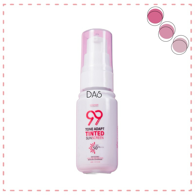 99 Skin Care Tone Adapt Tinted Sunscreen SPF50+++ | Rosmar skin ...