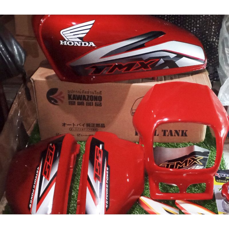Tmx 155 Fuel tank with headlight cowling / 2pcs battery cover | Shopee ...