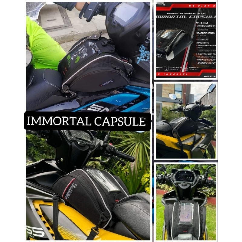 SNIPER RAIDER TANK BAG TAIL BAG CENTER BAG IMMORTAL BRAND | Shopee ...