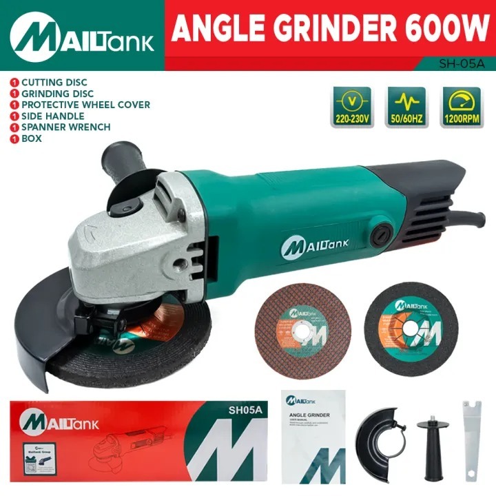 MAILTANK (SH05A) Electric Angle Grinder Electric Power Tool 600W ...