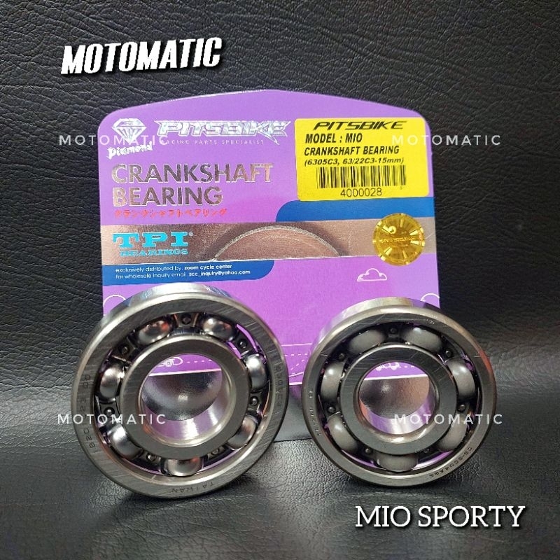 MIO SPORTY / MIO i 125 M3 | (2-PCS) C3 Side / Crankshaft Bearing ...