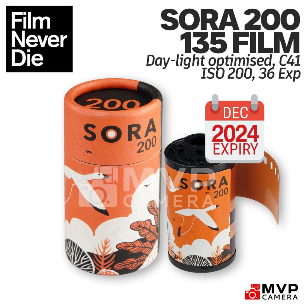 FilmNeverDie SORA 200 135 35mm C41 Process Color Negative Film Never ...