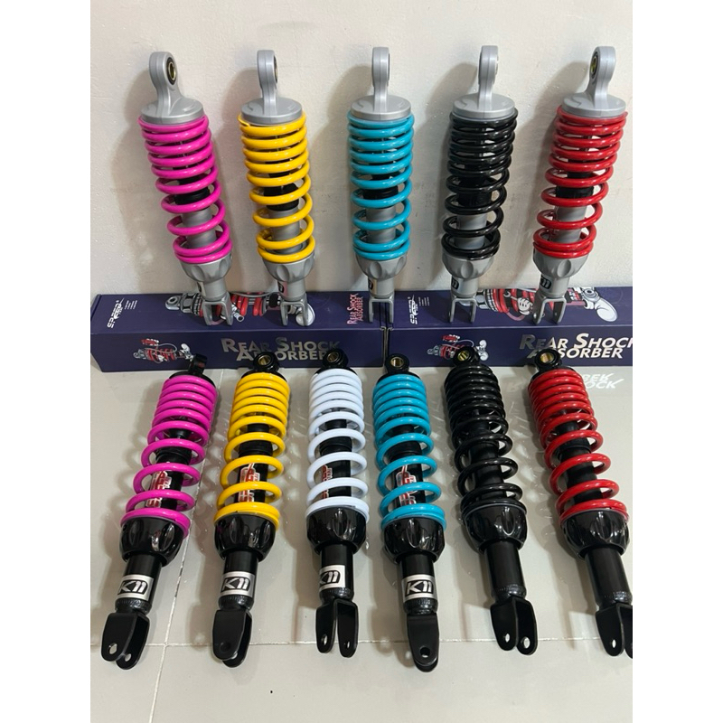 REAR SHOCK FOR HONDA CLICK 125i/150i & HONDA BEAT FI/CARB 330mm/300mm ...