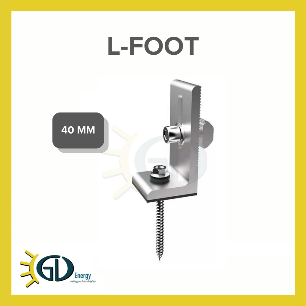 Aluminum L Foot Solar Panel Mounting Accessory | Shopee Philippines