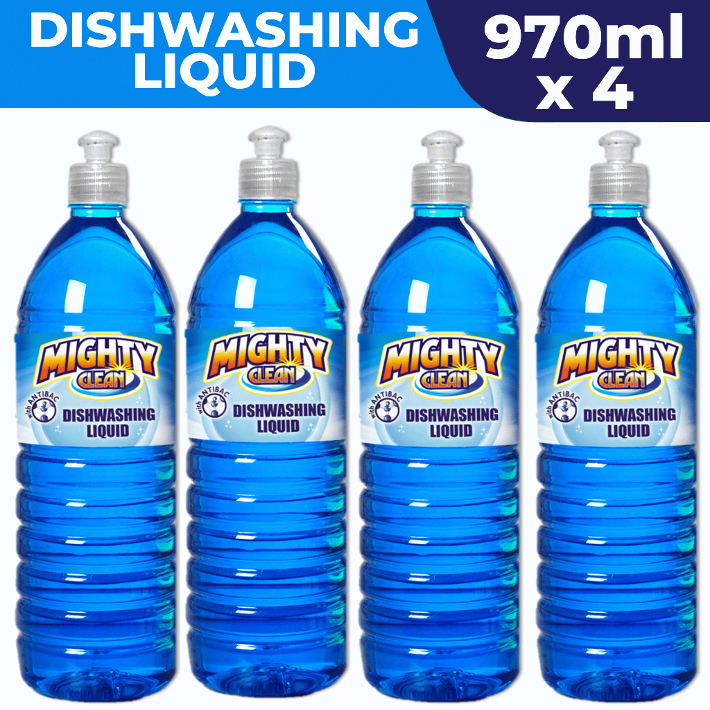 Mighty Clean Dishwashing Liquid Antibacterial Blue - (DWL blue) 4 ...