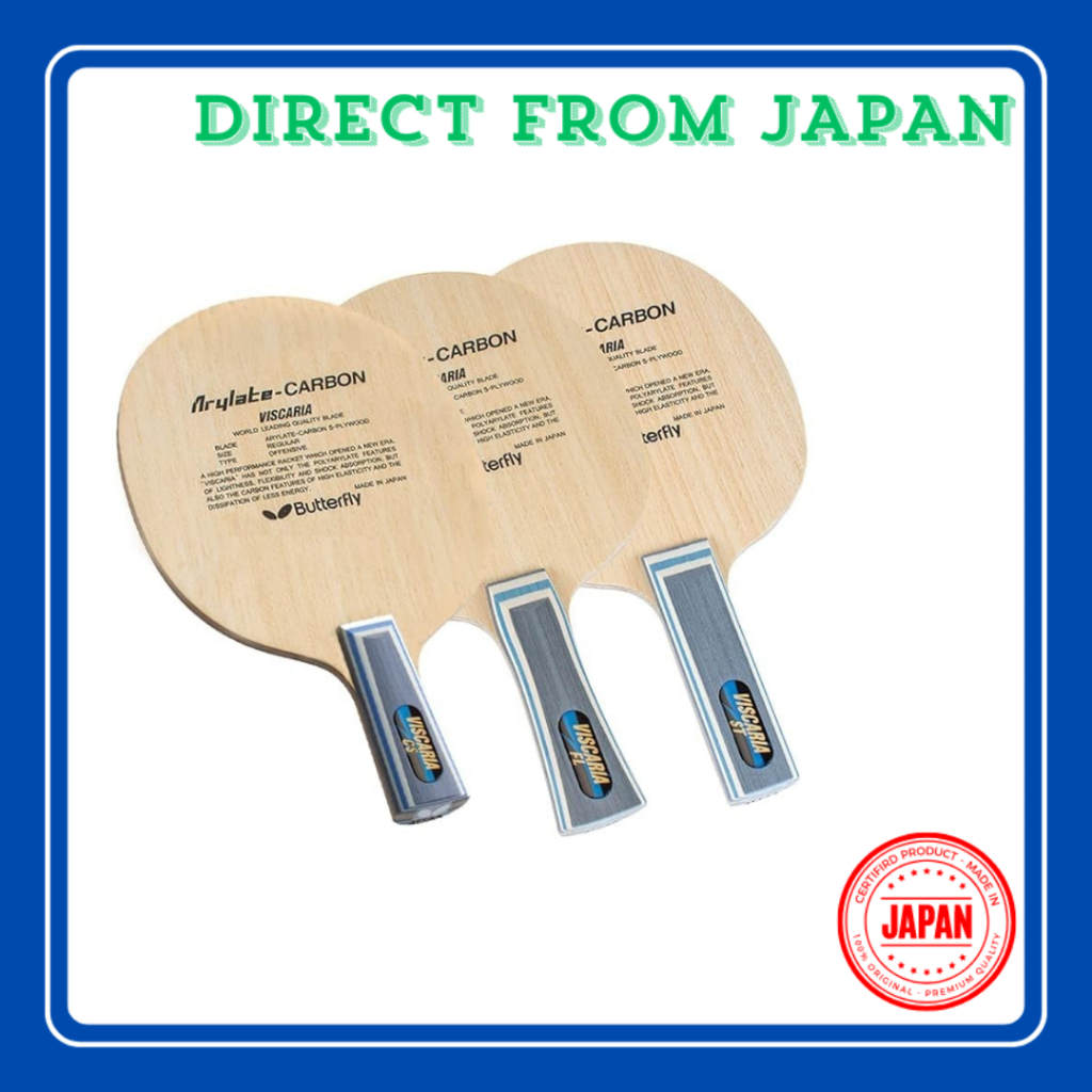 【Japan】Butterfly Table Tennis Racket Viscaria Shakehand Attack Flare ...