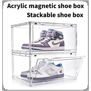 Acrylic shoes rack clear shoe box storage cabinet shoe rack organizer ...