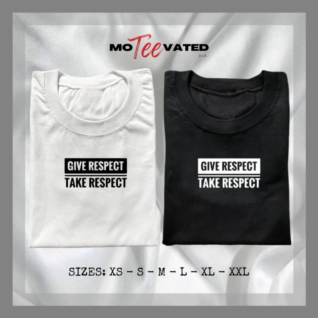 GIVE RESPECT TAKE RESPECT | Tees | Minimalist Shirt | Round Neck ...