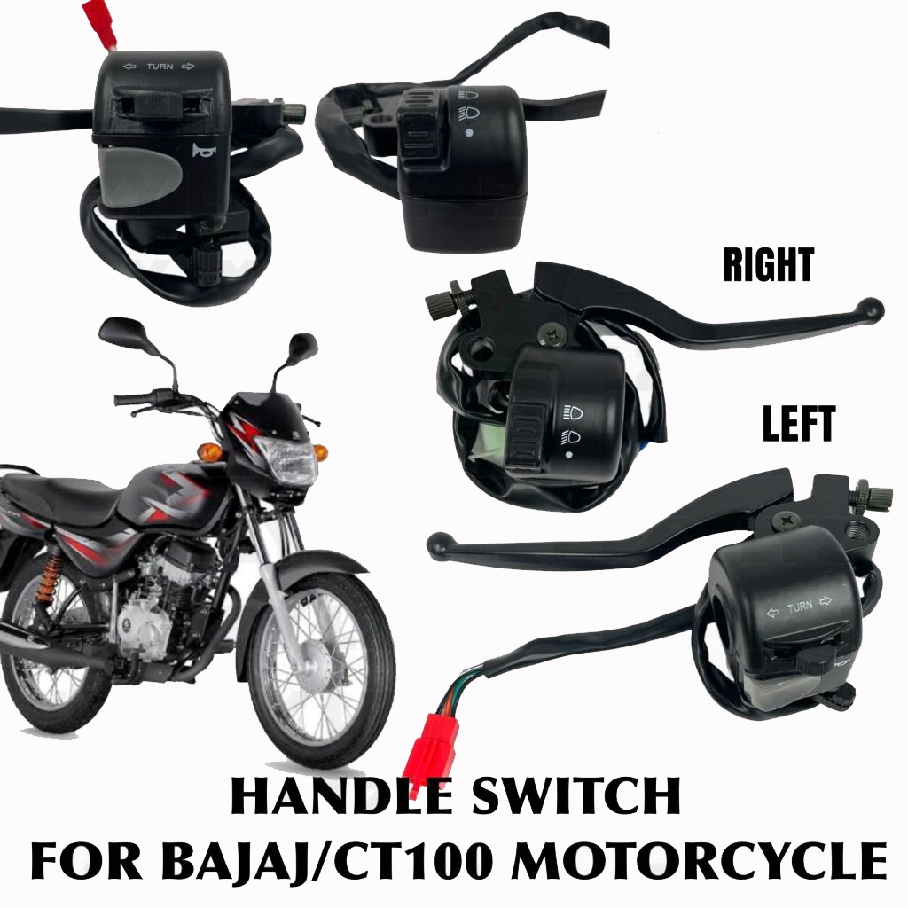 BAJAJ CT100 Handle Switch Assembly Set Motorcycle Switch | Shopee ...