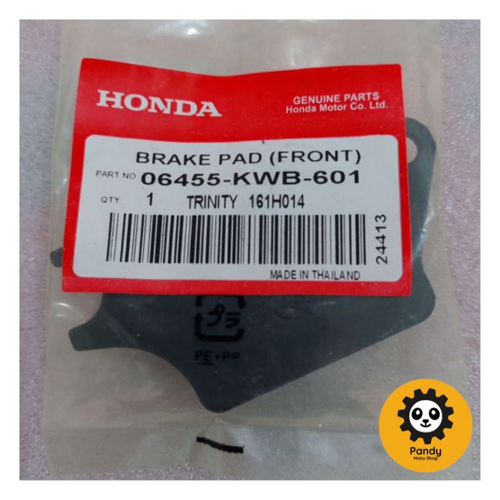 [Honda Genuine BRAKE PAD] SONIC SOPRA | TRINITY | WAVE 100/110 | XRM ...