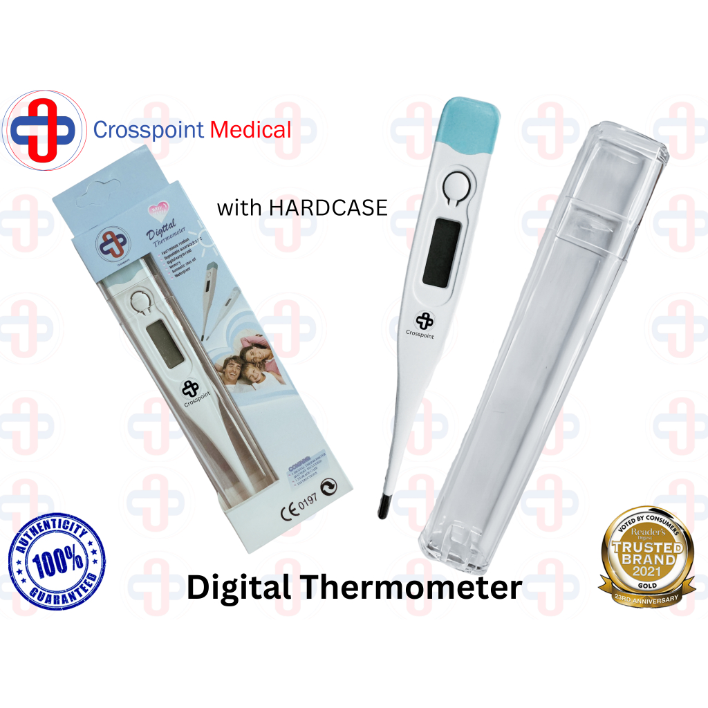 Crosspoint Digital Thermometer with Hardcase | Shopee Philippines