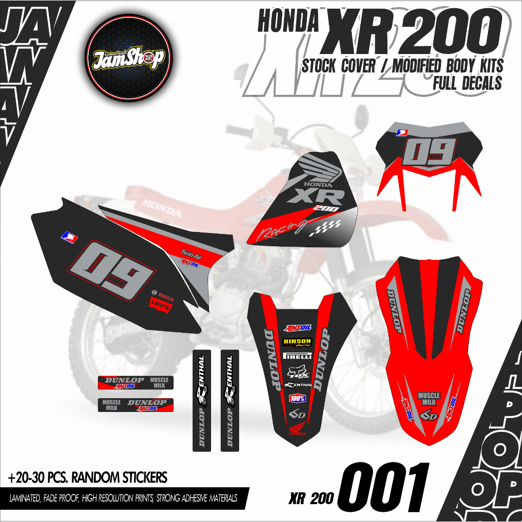 XR 200 Decals Customized Body Kit / Stock Cover | Shopee Philippines