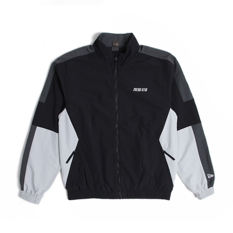 New Era Tech Color Block Black Tracksuit Jacket | Shopee Philippines