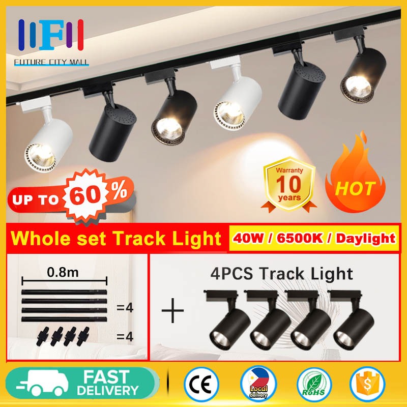 【10 Years Warranty】Track Light Spotlight Super Bright Spot Light Rail ...