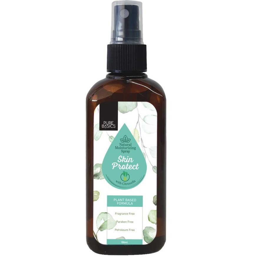 Pure Basics Natural Moisturizing Spray Skin Protect with Citronella ...