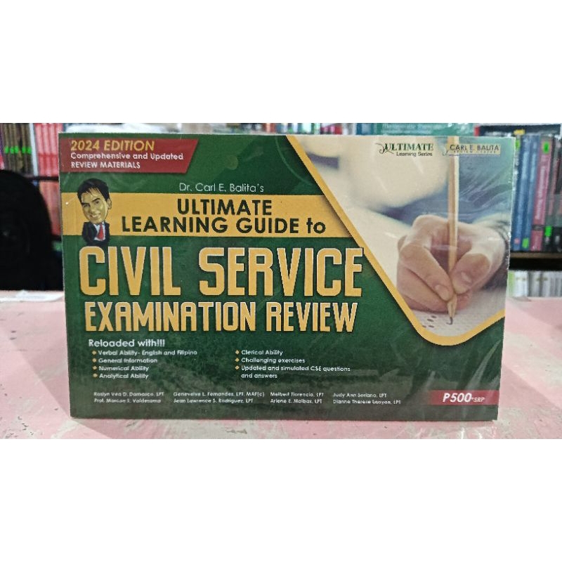 Civil Service Exam Reviewer Ultimate Learning Guide 2024 by Carl Balita ...