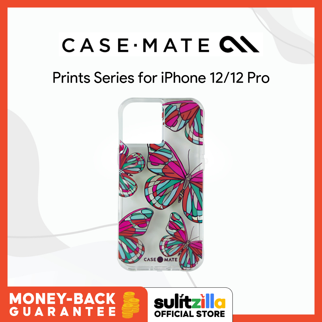 Case-Mate Prints Series Case for iPhone 12 / 12 Pro - Butterflies | Shopee Philippines