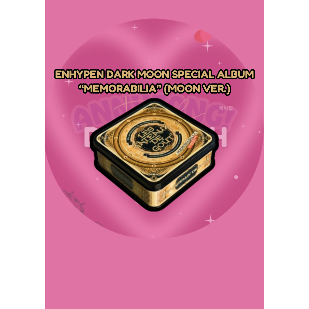 Enhypen Memorabilia Moon Version | Shopee Philippines