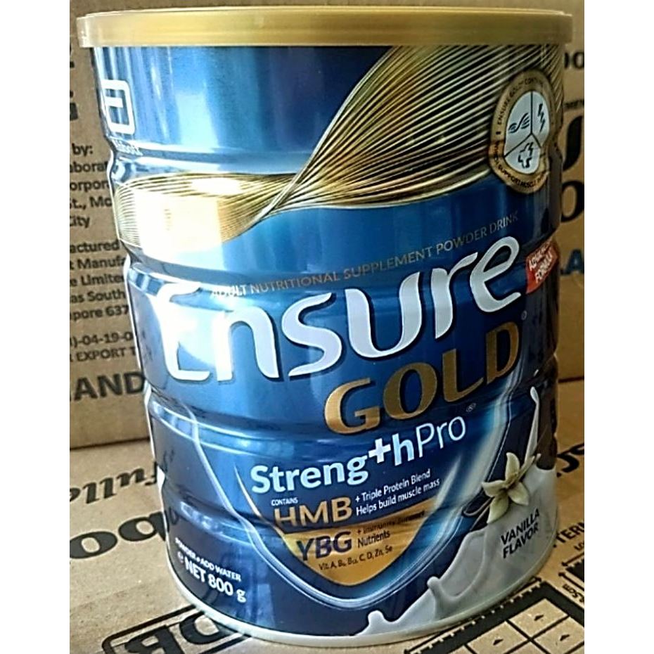 ENSURE GOLD VANILLA 800G- NEW FORMULA | Shopee Philippines