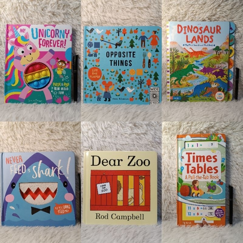 Interactive Board Books for Kids PRE LOVED | Shopee Philippines