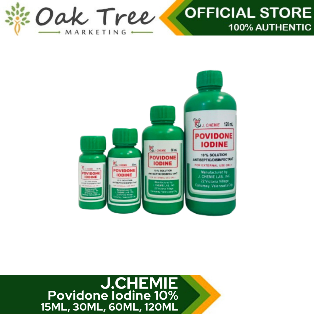 J.Chemie Povidone Iodine 10% | Shopee Philippines
