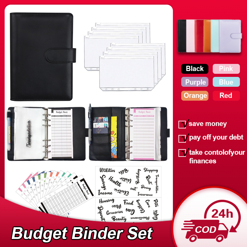 A6 Budget Binder Set Budget planner Budget Cash Envelope Organizer ...