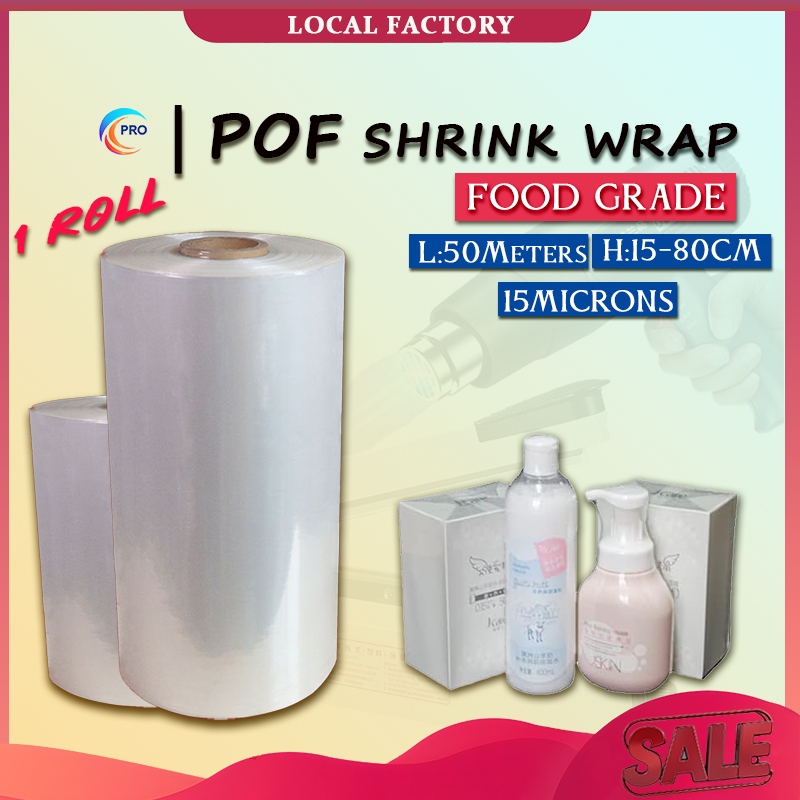 POF Heat Shrink Wrap Roll 600Meters Food Grade - Versatile Shrink Film ...