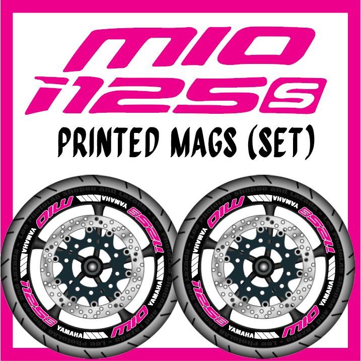 Mio i125s Printed Mags Decal Sticker (set) | Shopee Philippines