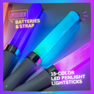 15-Color Changing LED Lightstick Penlight for Concerts/Events | Shopee ...