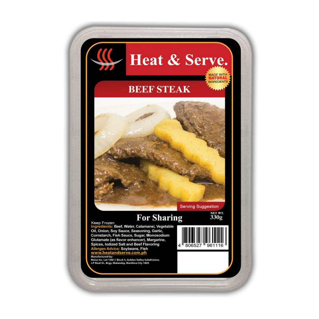 HEAT AND SERVE Beef Steak | Shopee Philippines