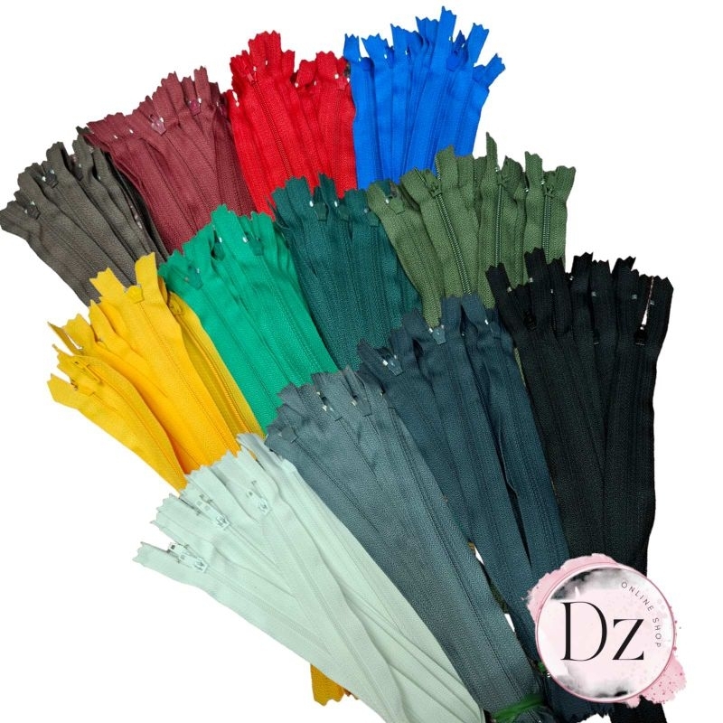 YKK 8" NYLON ZIPPER (12PCS) | Shopee Philippines