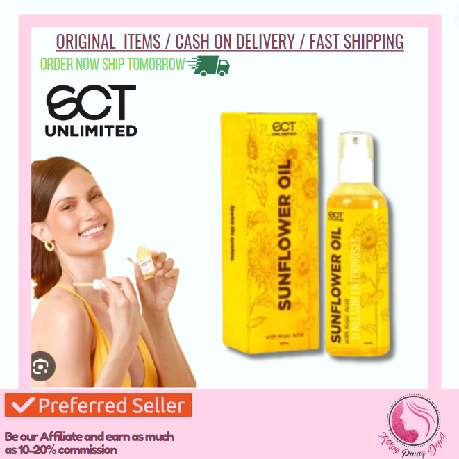 SCT SUNFLOWER OIL WITH KOJIC ACID FORMULA 100% AUTHENTIC | Shopee ...