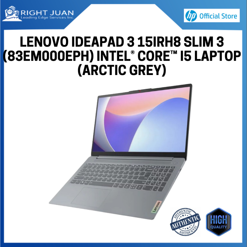 LENOVO IdeaPad 3 15IRH8 Slim 3 (83EM000EPH) Intel® Core™ i5 Laptop ...