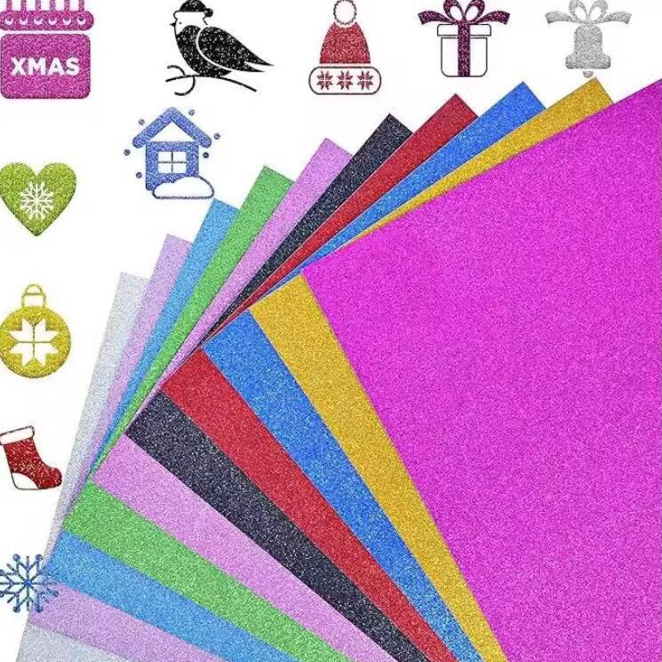 Astro DIY 10s 250gsm A4 size glittered cardboard handicraft 10sheets ...