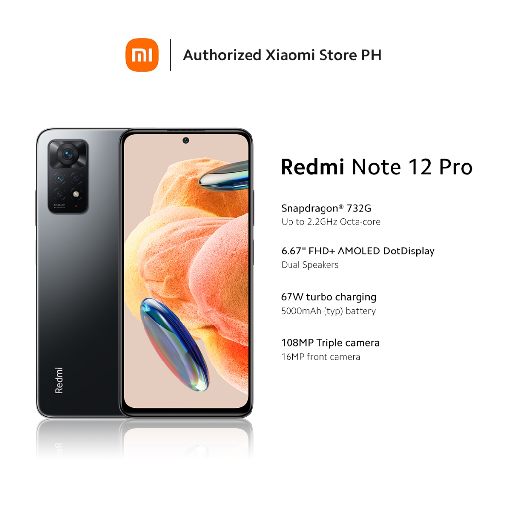 Redmi Note 12 Pro Mobile Phone | Shopee Philippines