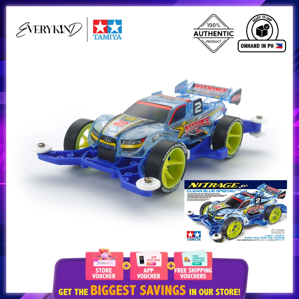 Tamiya Nitrage Jr. Clear Blue Special (MA Chassis) 95398 | Shopee ...