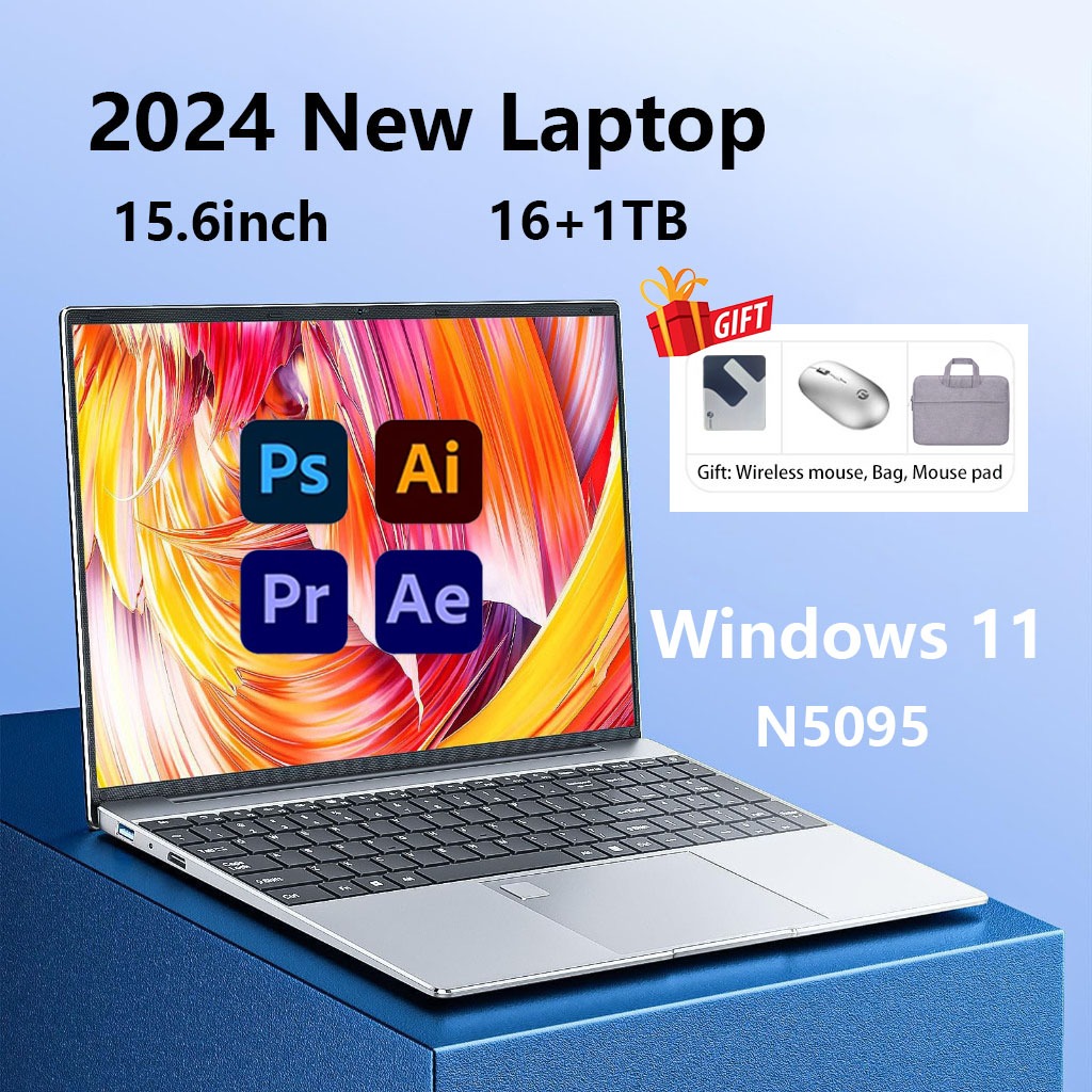 Brand New Laptop 15.6inch N5095 Windows 11 16GB 1TB Notebook with ...