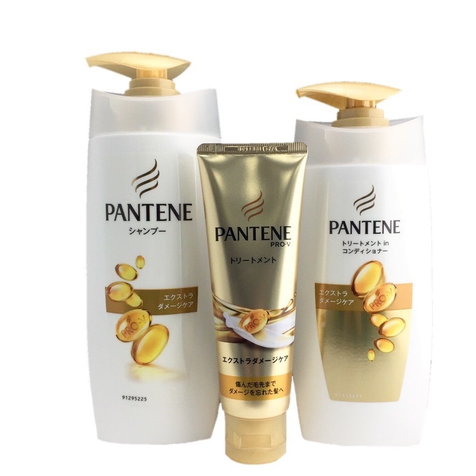 Set of 3 Pantene Shampoo&Conditioner&Treatment Set Extra Damage Care ...