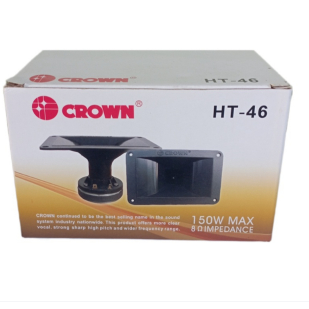 Crown HT-46 150 watts Horn Tweeter Speaker (Original) | Shopee Philippines