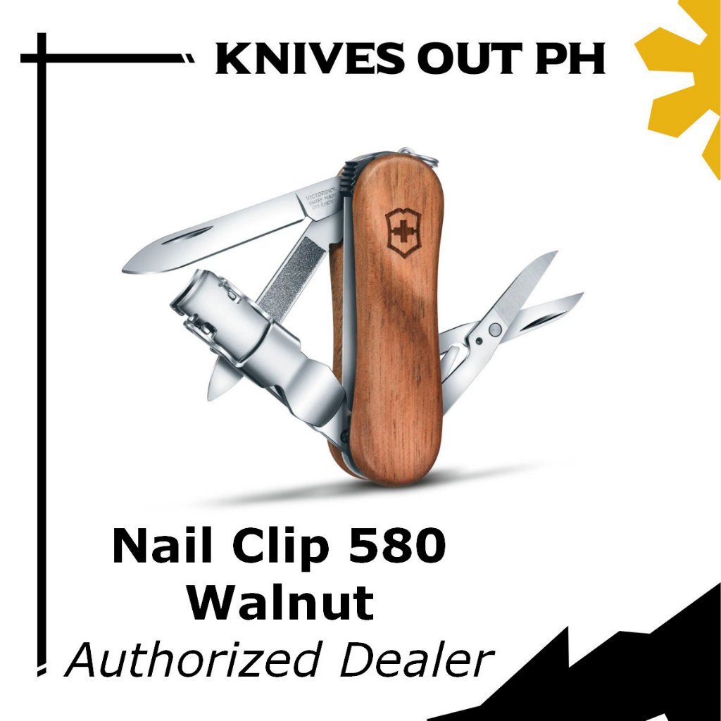 Victorinox Swiss Army Nail Clip Wood 580 | Shopee Philippines