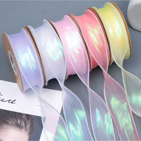 qjoq.ph | Fantasy fish tail yarn pleated yarn Ribbon With Wavy Edge ...