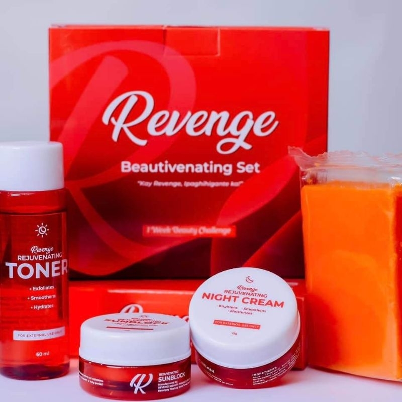 REVENGE BEAUTY COSMETICS REJUVENATING SETS 4IN1 FOR ALL SKIN TYPES ...
