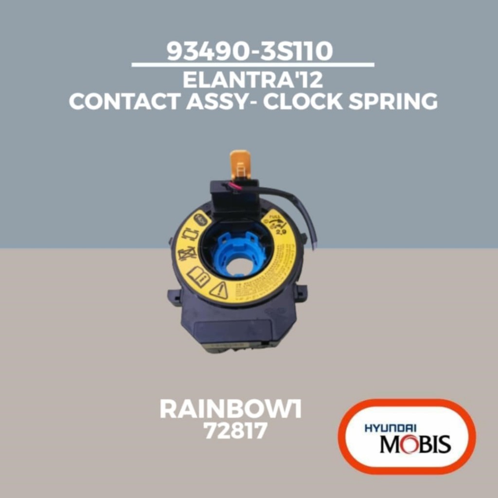 CONTACT ASSY- CLOCK SPRING FOR HYUNDAI ELANTRA'12 (MOBIS ORIGINAL) PART ...