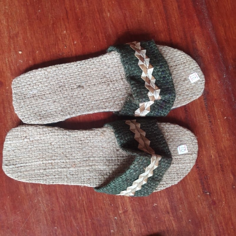 Abaca Costume slippers Indoor Comfy Flipflops Hand made slippers from ...