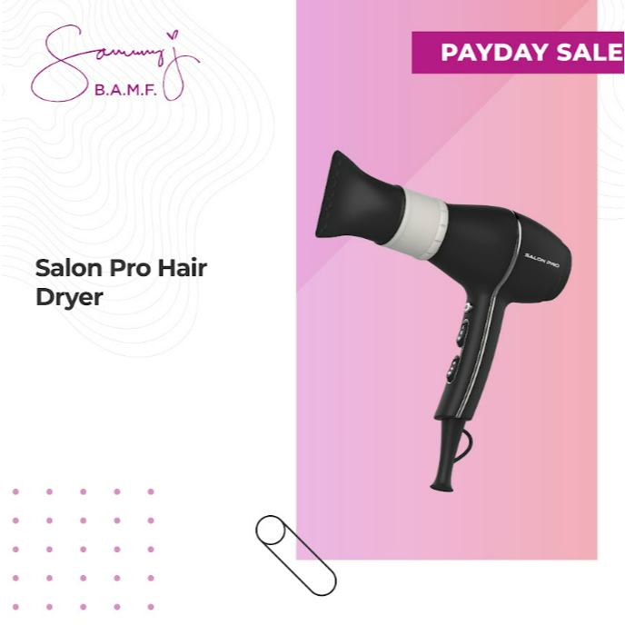 JML Salon Pro Hair Dryer Black HDSALPRO | Shopee Philippines