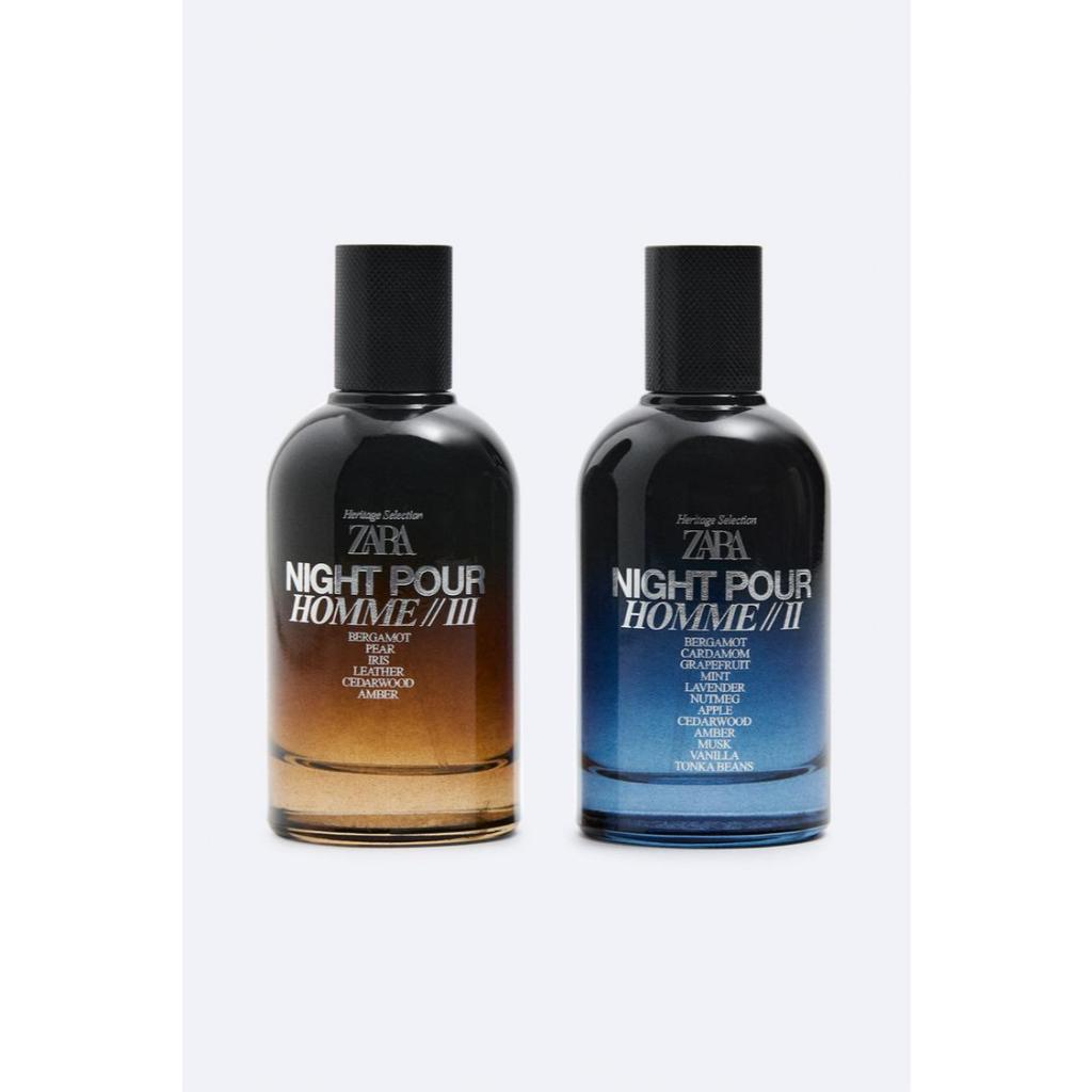 ZARA NIGHT POUR HOMME II + ZARA NIGHT POUR HOMME III EAU DE PARFUM 2X ...